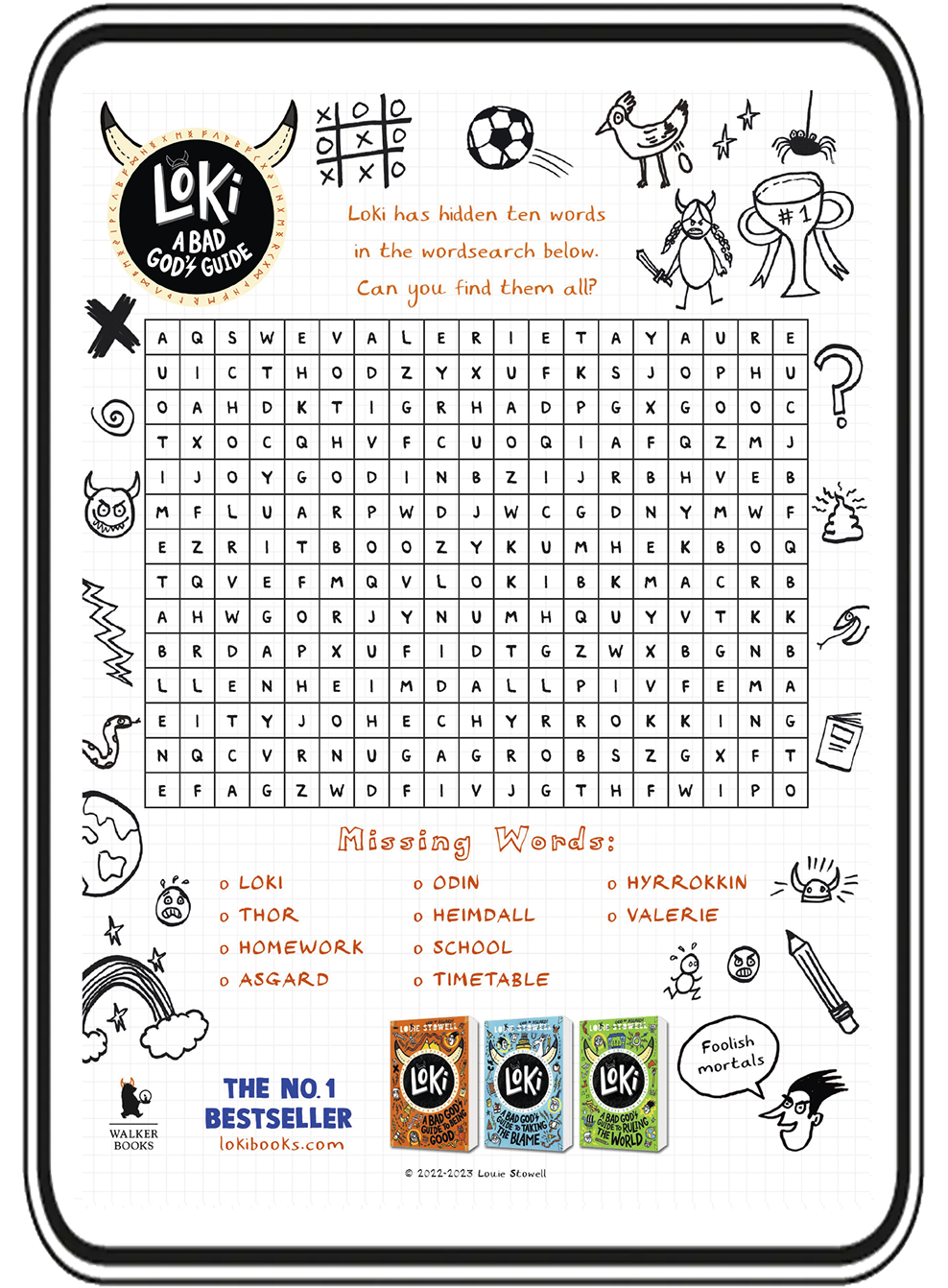 Activities - Loki Books