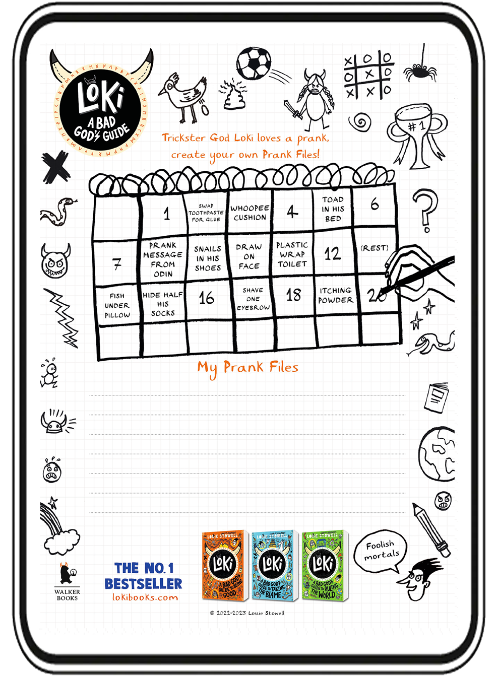 Activities - Loki Books